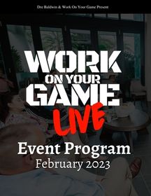 Work On Your Game LIVE Event Program | Shop Today. Get it Tomorrow ...