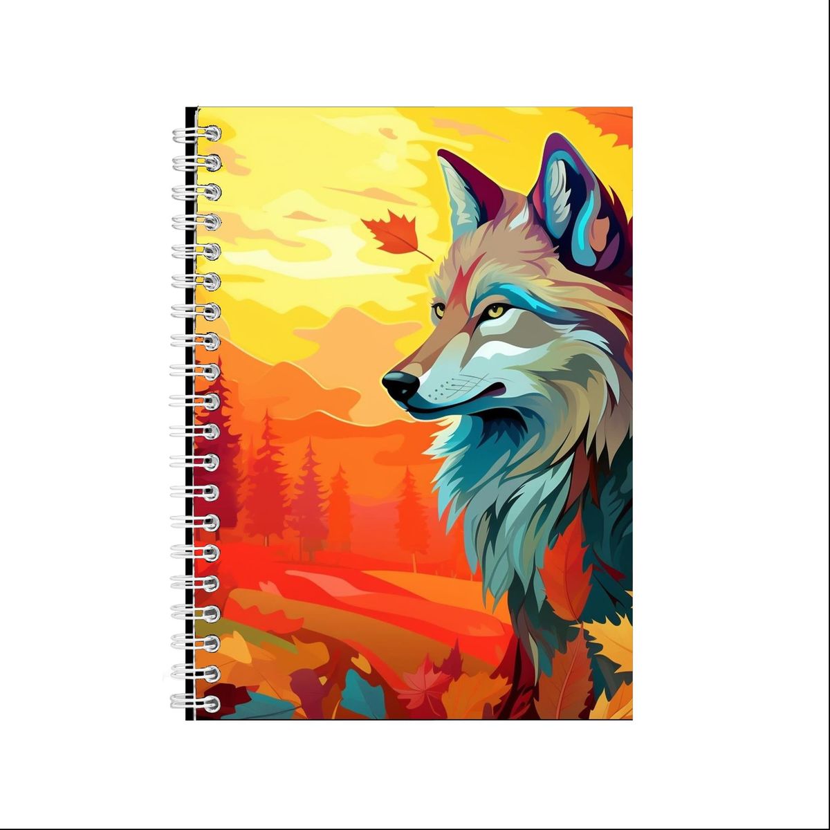 Thanksgiving Wolf 1 A5 Notepad Book | Shop Today. Get it Tomorrow ...