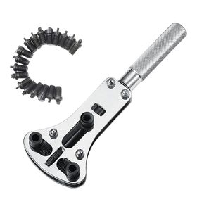 Adjustable Watch Screw Back Remover Wrench Claw with Replacement Bits ...