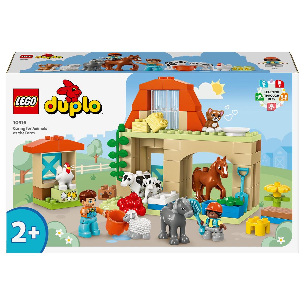 LEGO® DUPLO® Town Caring for Animals at the Farm 10416 Building Toy Set ...