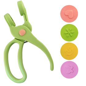 Craft Stationary Embossed Stamp Scissors & 4 Stamp Moulds | Shop Today ...