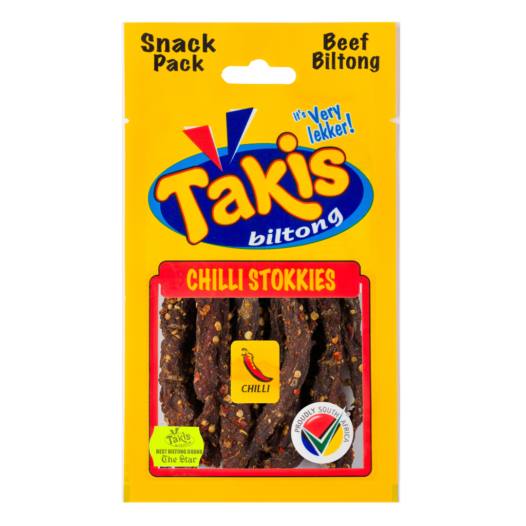 Takis Biltong Snack Pack - Chilli Stokkies - Chilli Beef - 40g | Shop ...