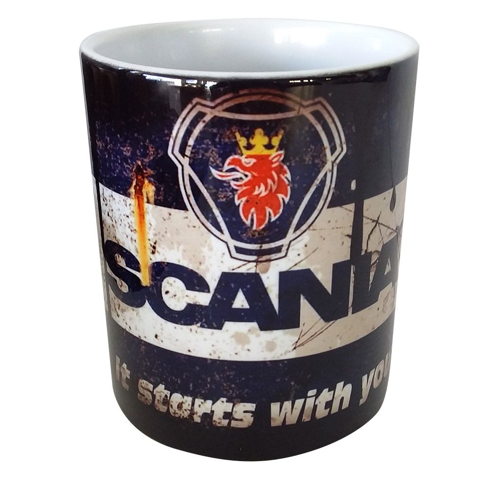 Vintage `Look` Oil Spillage - Coffee Mug - Scania Truck Mug | Shop ...