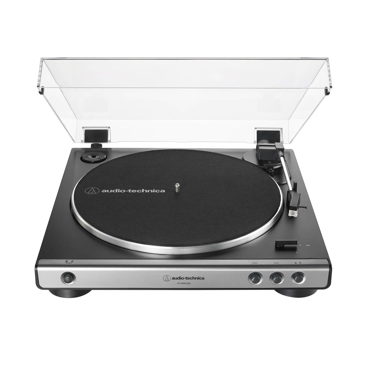 Audio Technica AT-LP60XUSB-GM-Fully Automatic Belt-Drive Turntable ...