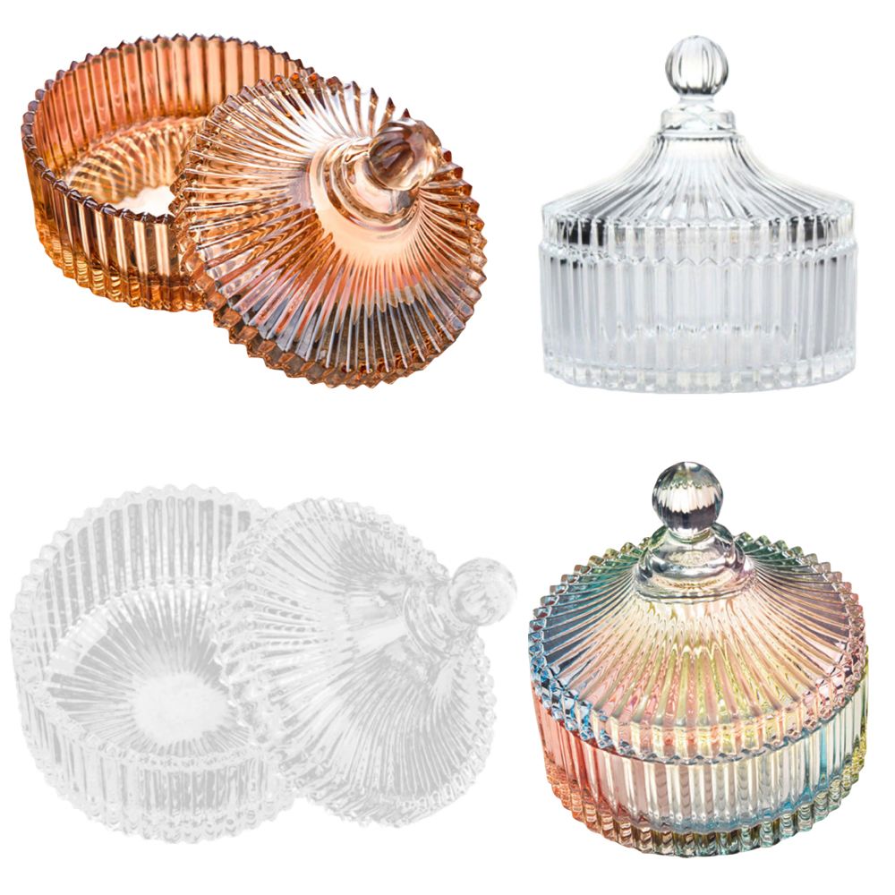 Home Kitchen Decor Glass Food Containers 4 Set | Shop Today. Get it ...