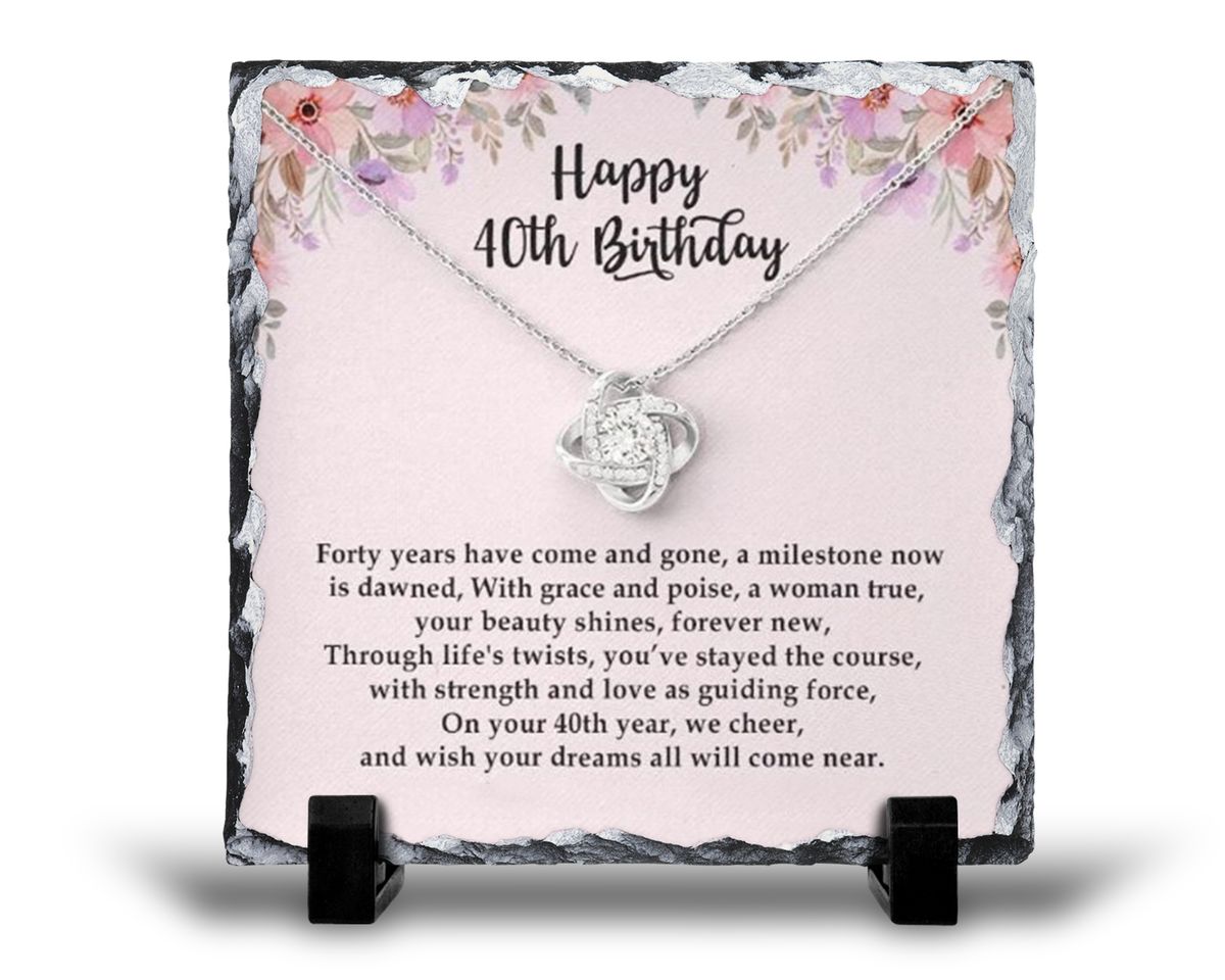 Happy 40th Birthday V5 For Her T Rock Slate Shop Today Get It