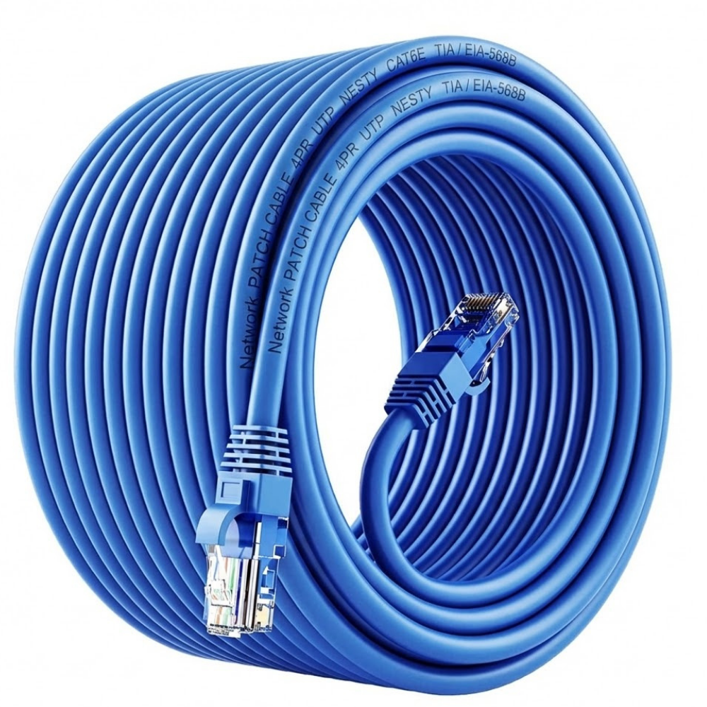 Networking Ethernet Cable High Speed Cat 6E Internet Cable Blue - NESTY ...
