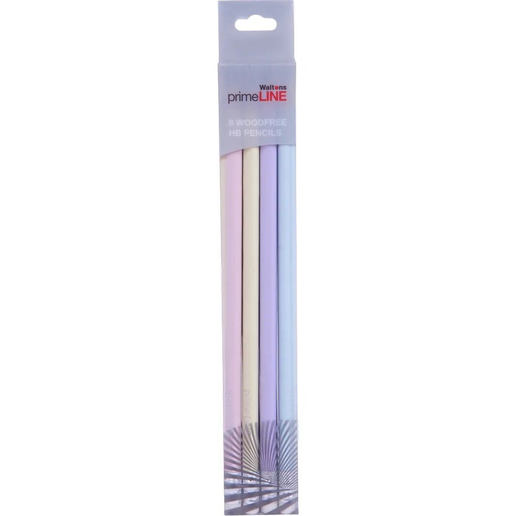 Primeline Woodfree Triangular HB Pastel Pencils Pack of 8 x 12 | Shop ...
