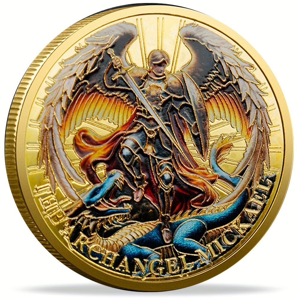 Archangel Protection Challenge Coin | Shop Today. Get it Tomorrow ...