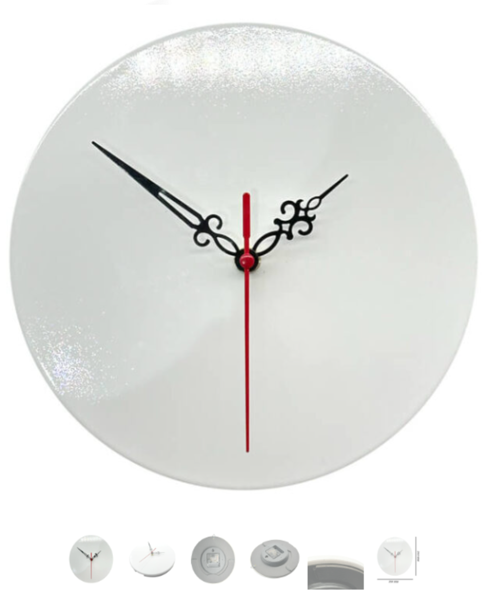 Sublimation Blank Ceramic Clock - 2 Pack | Shop Today. Get it Tomorrow ...