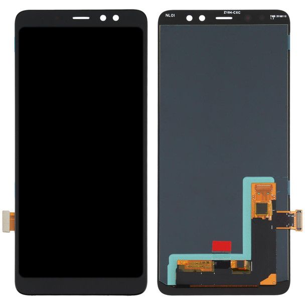 OLED LCD Screen for Samsung Galaxy A8+ (2018) Digitizer Full Assembly ...