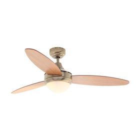 EUROLUX Swirl Ceiling Fan With Remote (3 Steel Blades, 1200mm Diameter ...