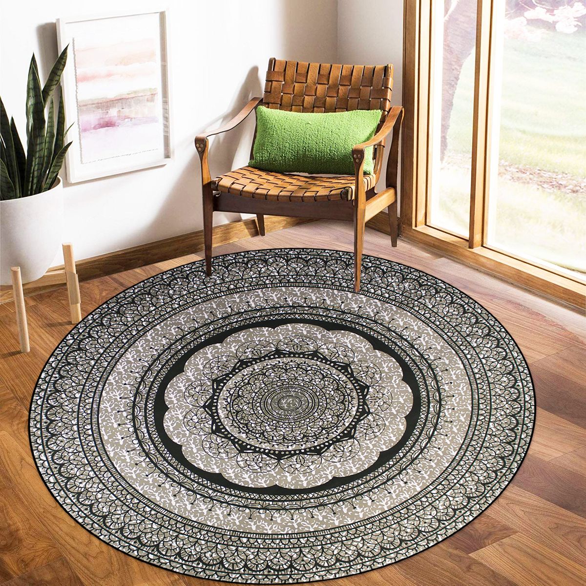 160cm Round LMA Branded 3D Printed Area Rug Lightweight - RM30 | Shop ...