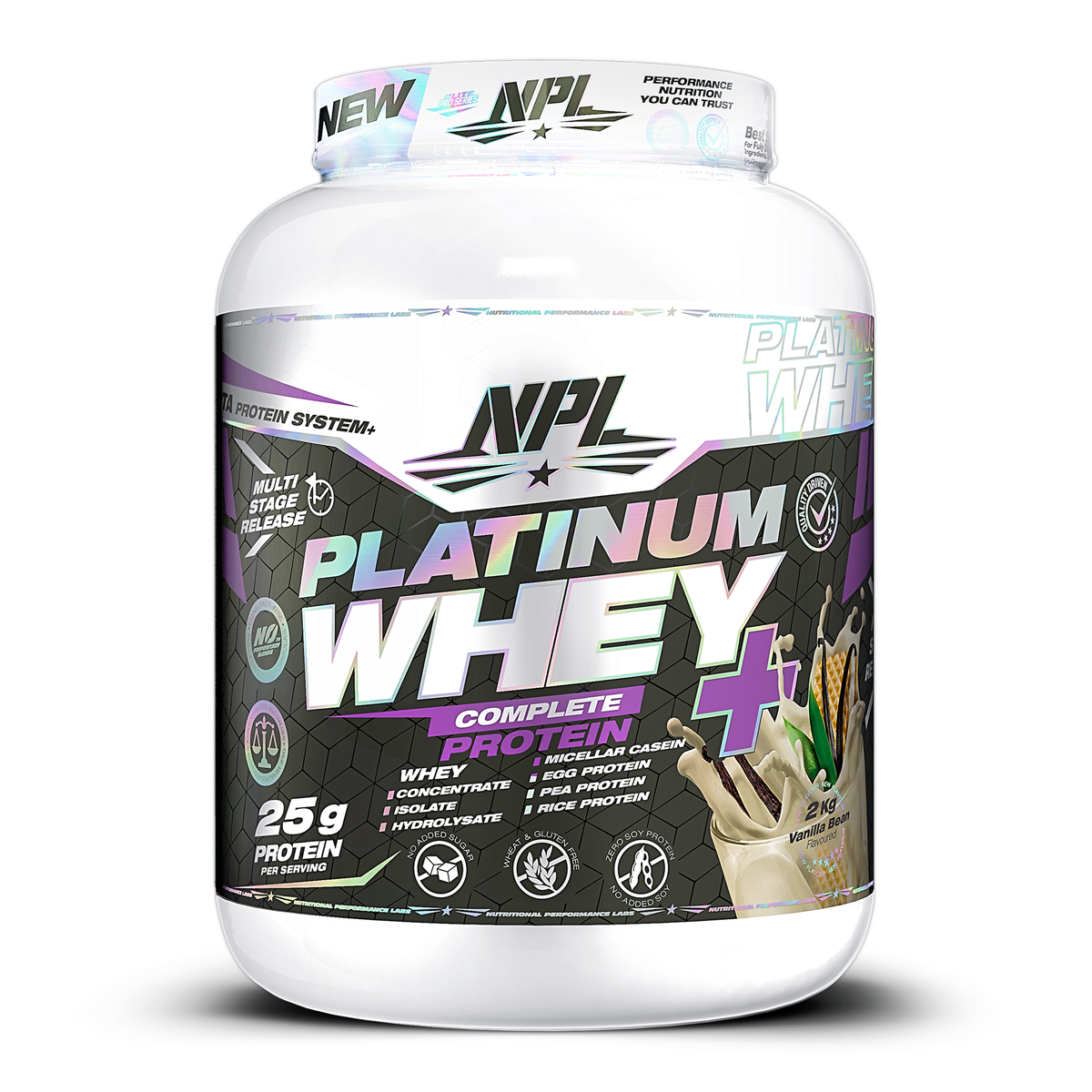 NPL Platinum Whey + Vanilla Bean 2kg | Shop Today. Get it Tomorrow ...