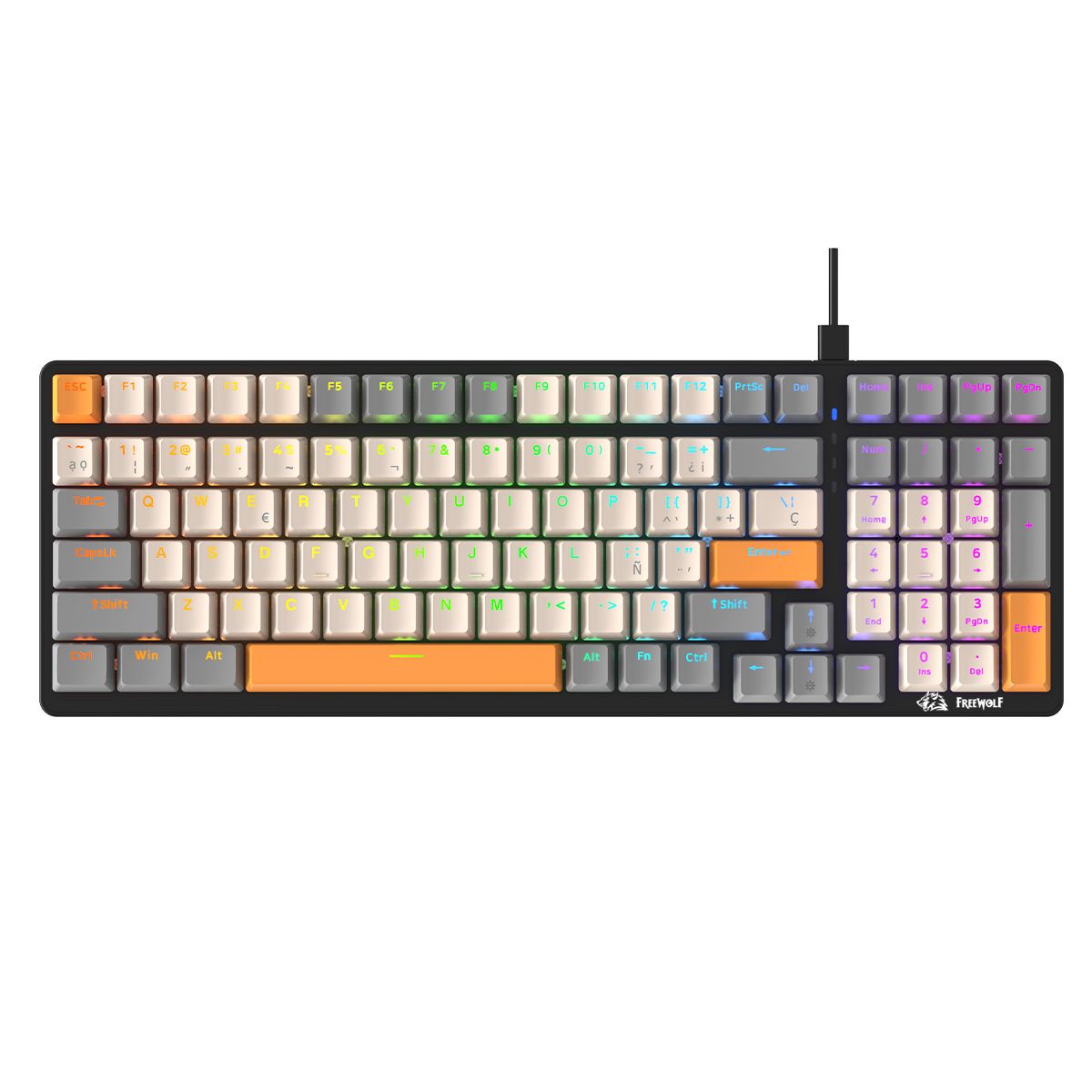 K3 100 Keys RGB Wired Mechanical Gaming Keyboard | Shop Today. Get it ...