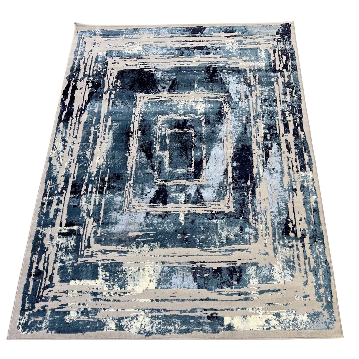 Royal Rugs Modern Navy Shimmering Area Rug - 290 x 200 cm | Shop Today ...
