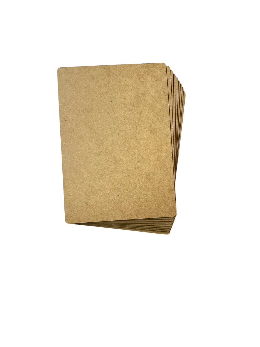Wow We - MDF / Supawood | A5 Boards 3mm (14.8cm x 21cm) | Set of 9 ...