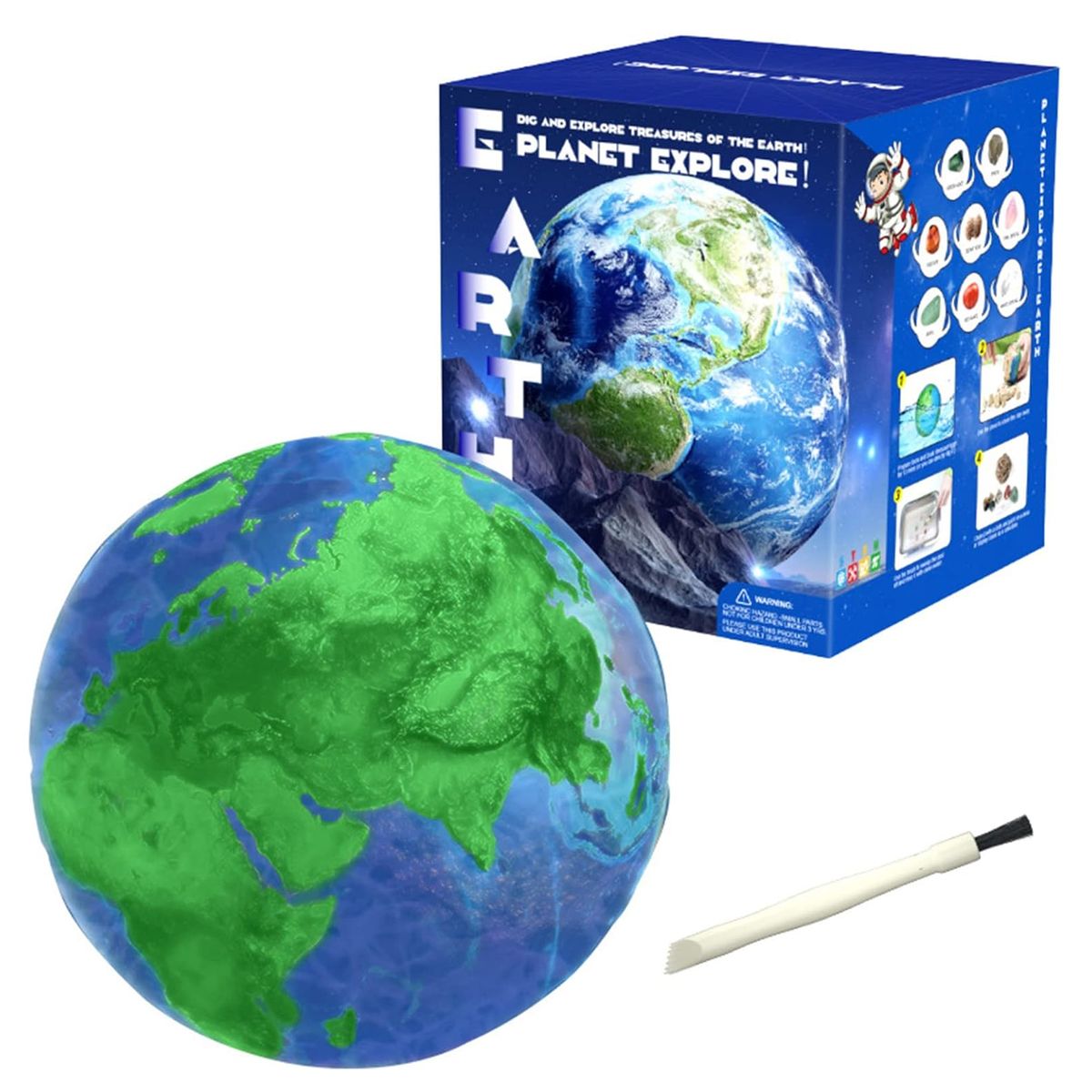 8 Gemstone Excavation Dig Kit Discovery Geographic Gemstone Planet ...