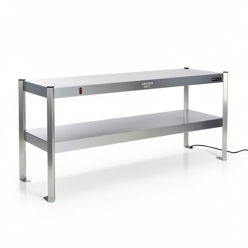 Anvil Heated Riser Shelf - 1700mm Stainless Steel Plate Warmer (230V ...
