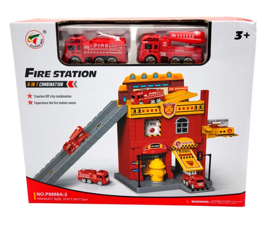 Toy Fire Station with Fire Trucks | Shop Today. Get it Tomorrow ...