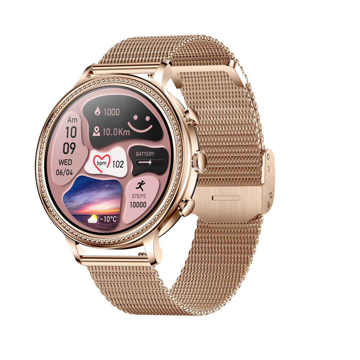 Smart Watch For Smart Ladies-Multi Sport Modes - With Calls Function ...