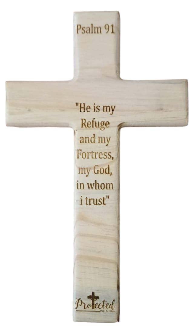 Psalm 91 Pine Cross | Shop Today. Get it Tomorrow! | takealot.com