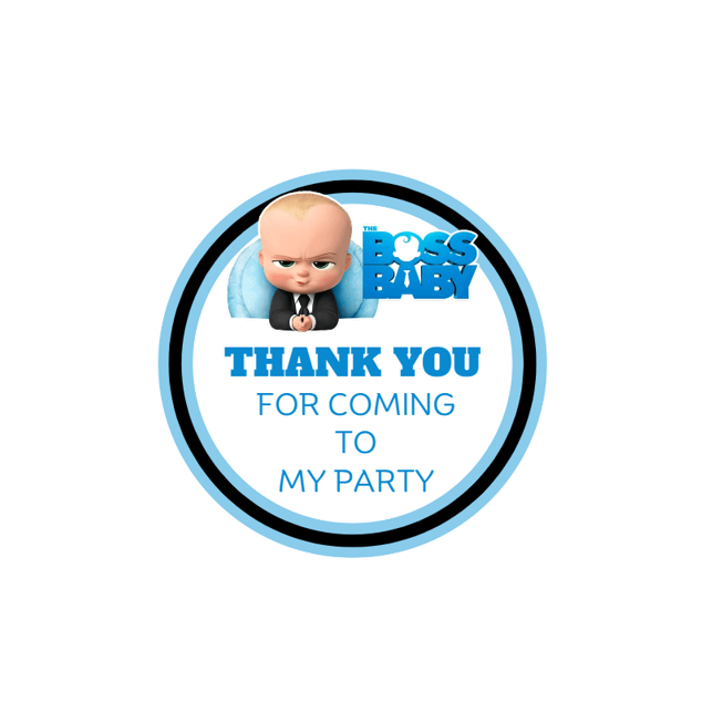 Baby Boss Thank You Stickers - pack of 25 | Shop Today. Get it Tomorrow ...