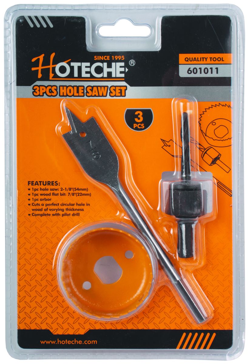 Hoteche 3 Piece Hole Saw Drill Bit Set | Shop Today. Get it Tomorrow ...