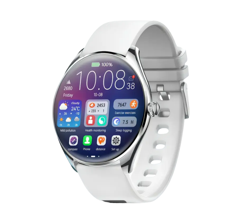 ULTRA THIN Silvery Elegant Slim Smart Watch AMOLED HD Display | Shop ...