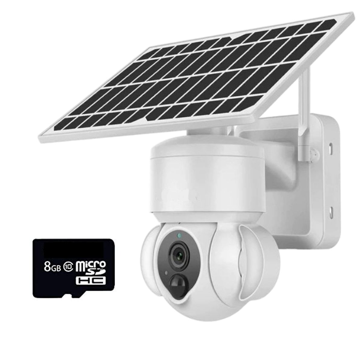Heavy Duty Metal 5G Sim Operated Spot Light Solar Security Camera & 8GB ...