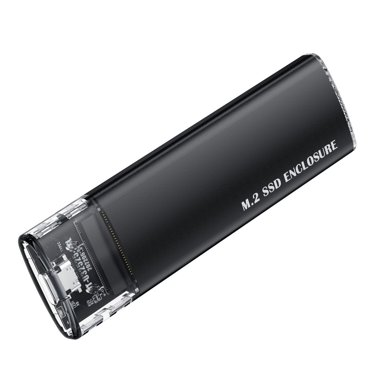 M.2 NVME SATA SSD Enclosure Adapter,10Gbps USB 3.1 Gen 2 Type C ...