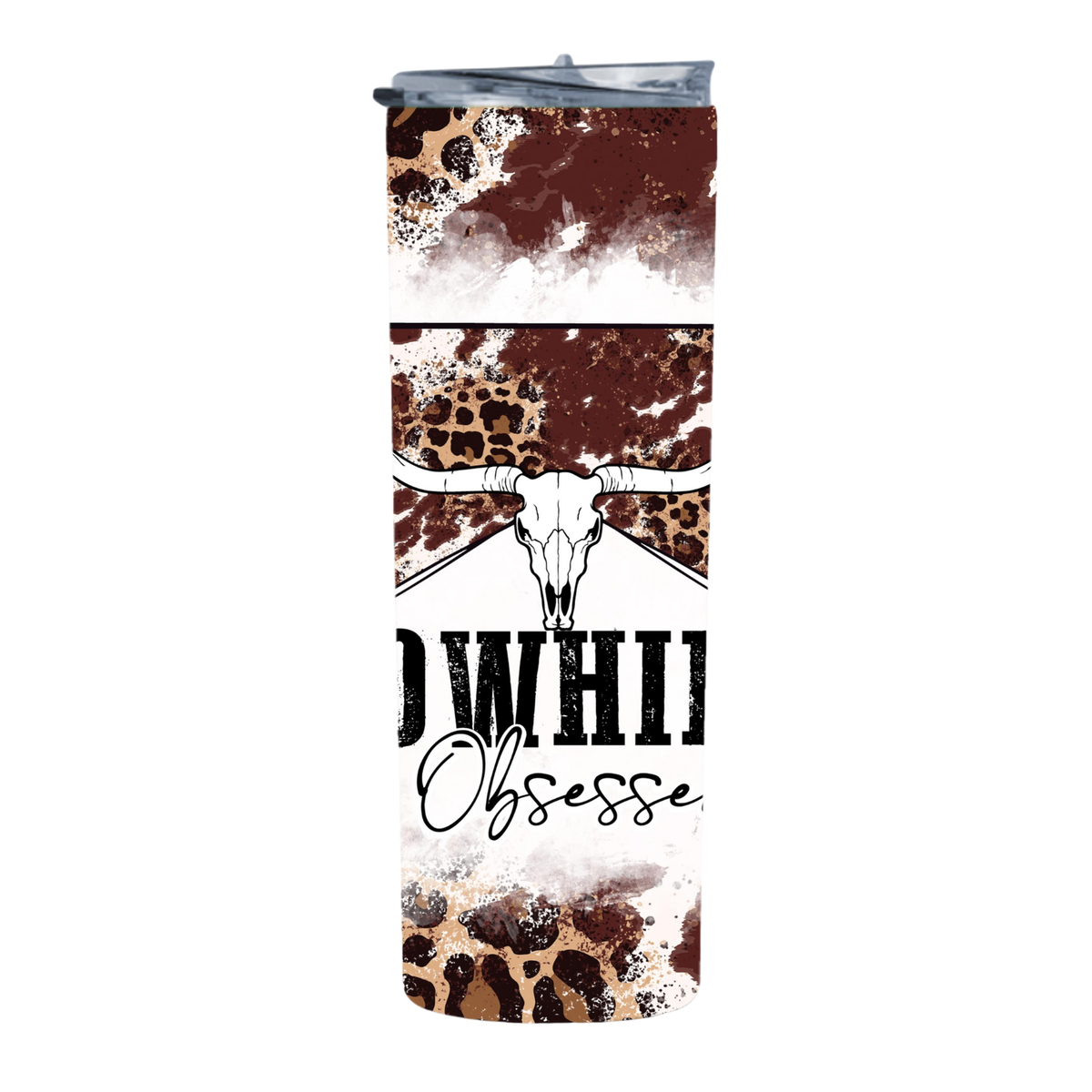 Cowhide Obsessed 20 Oz Straight Skinny Tumbler 016 | Shop Today. Get it ...