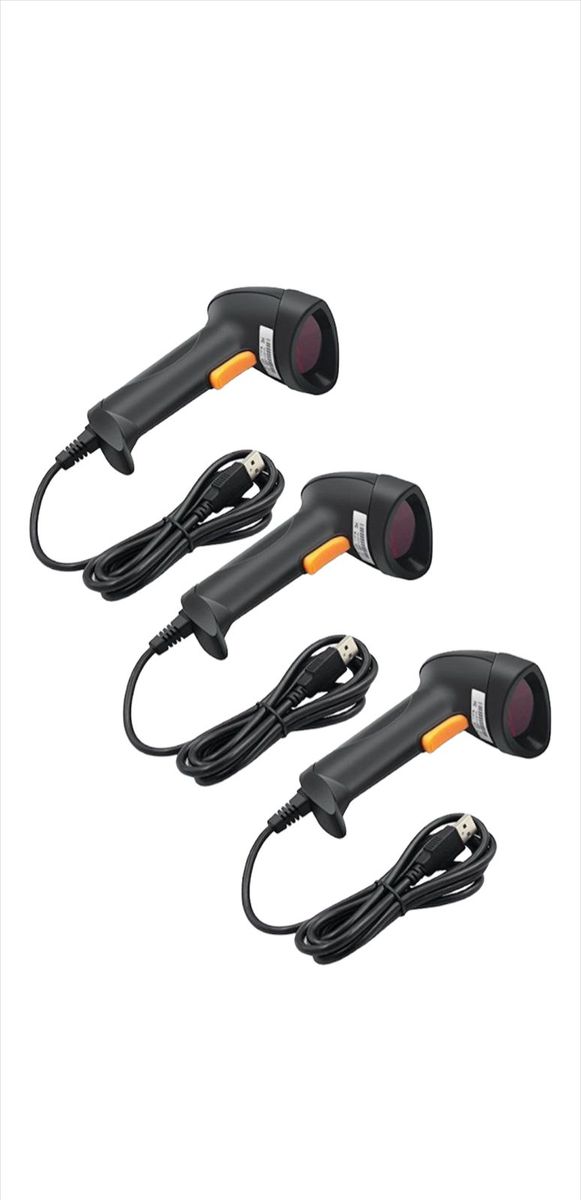 Handheld Laser Barcode Scanner USB 2.0 Wired Pack Of 3 | Shop Today ...