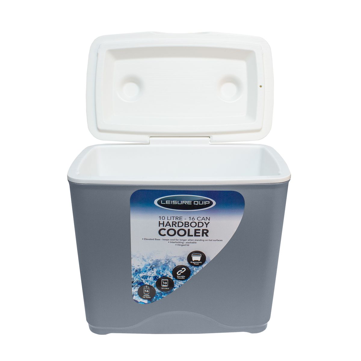 Leisure Quip Hard Body Cooler Box Silver Capacity 10 L / 16Cans | Shop ...