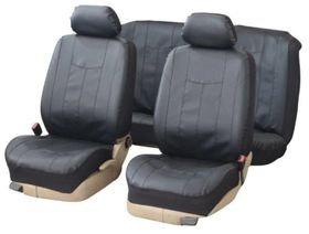 Auto Gear 6 Piece Faux Leather Universal Car Seat Cover Set | Shop ...