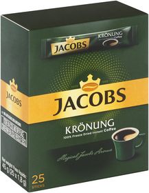 Jacobs Kronung Instant Coffee Sticks - Pack of 25 x 1.8g Sachets | Shop ...