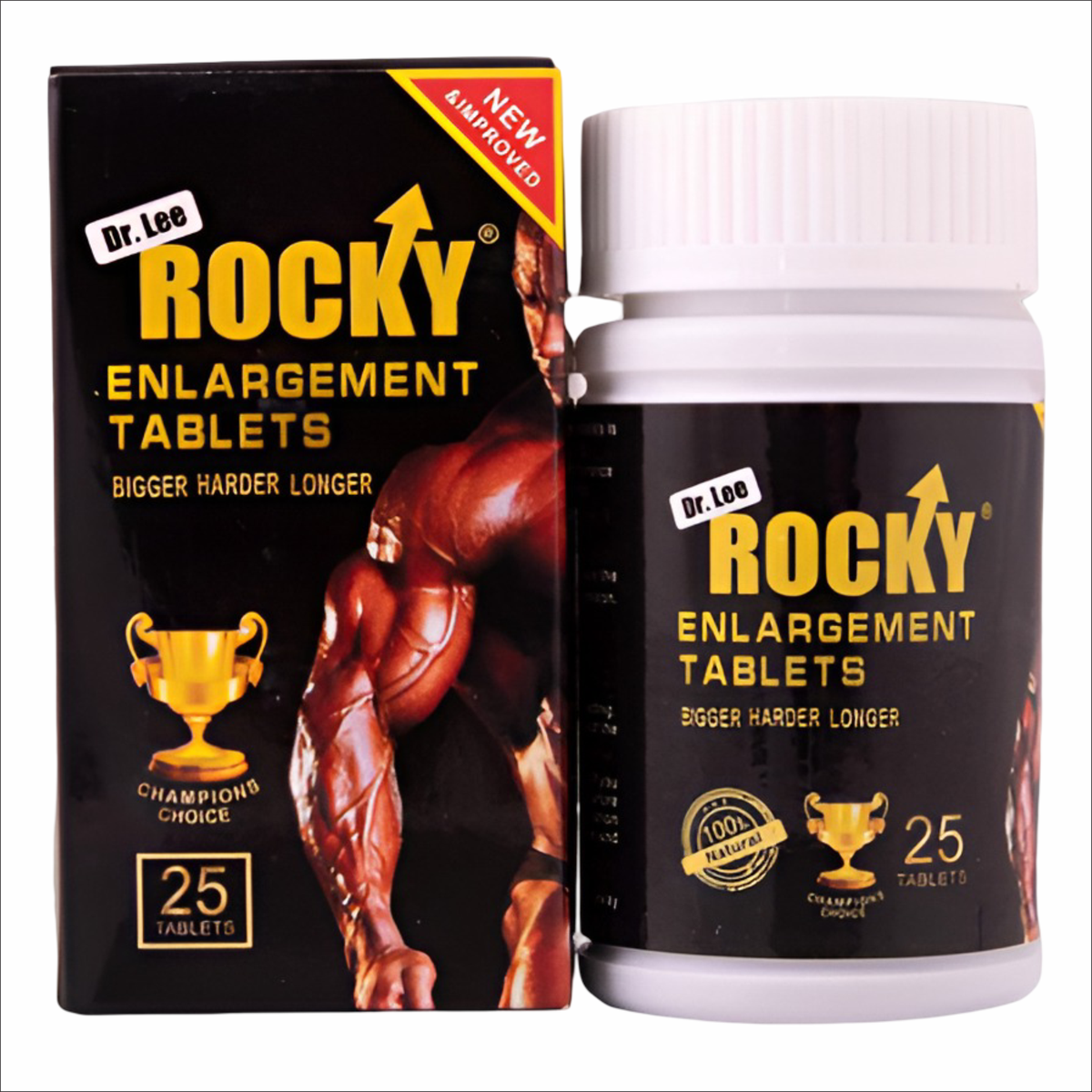 4 Pack - Dr. Lee Rocky Enlargement Tablets (25's Each) | Shop Today ...