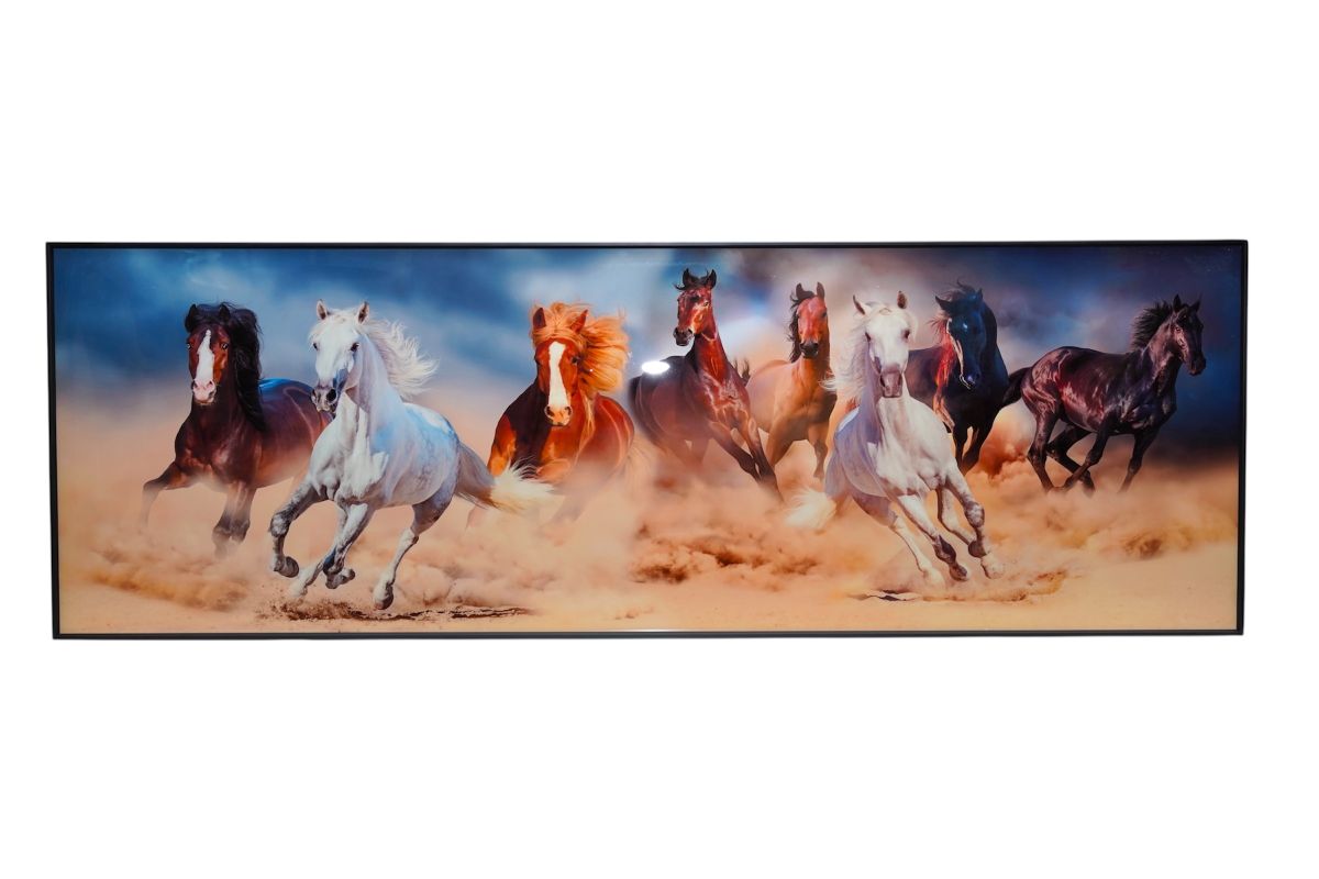 Modern Abstract Painting Large Size Full Drill Running Horses | Shop ...