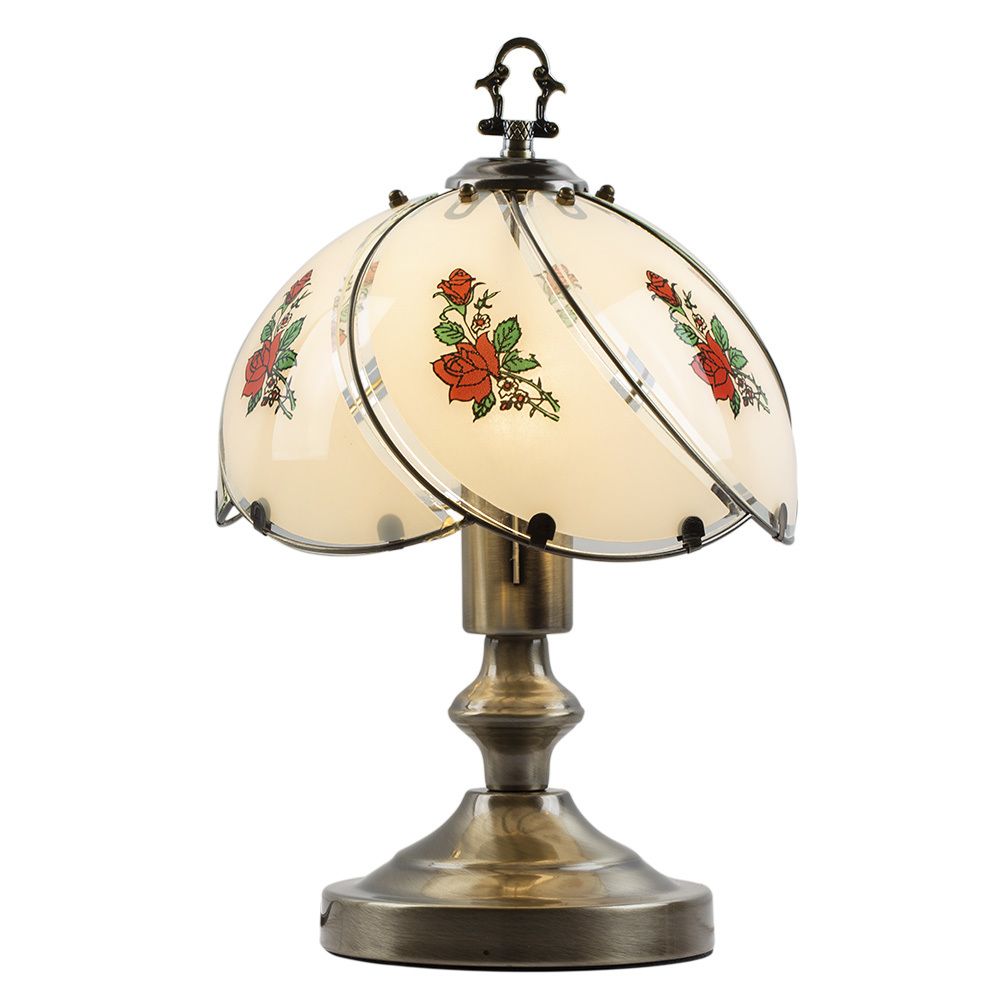 Rose - Touch - Table Lamp - 230mm - Antique Brass | Shop Today. Get it ...