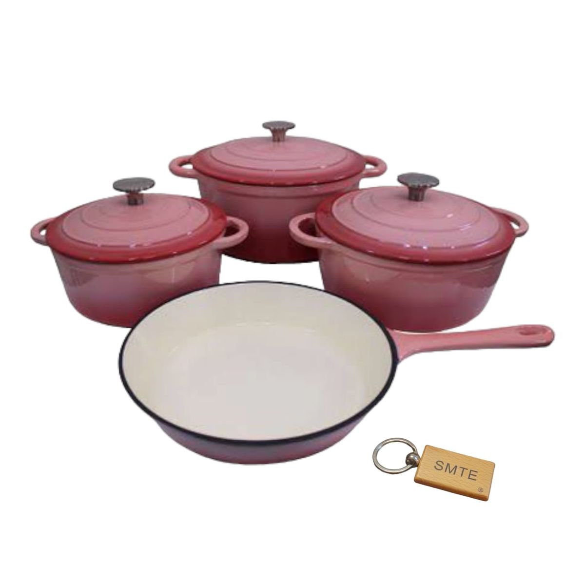 Premium 7-Piece Cast Iron Cookware Set+ Smte Keychain | Shop Today. Get ...