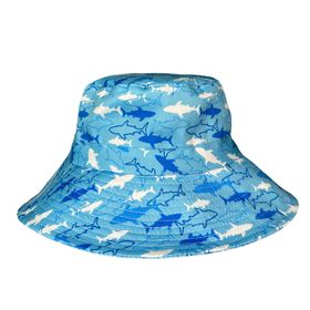 Boys Blue Sharks Bucket Sun Hats | Shop Today. Get it Tomorrow ...