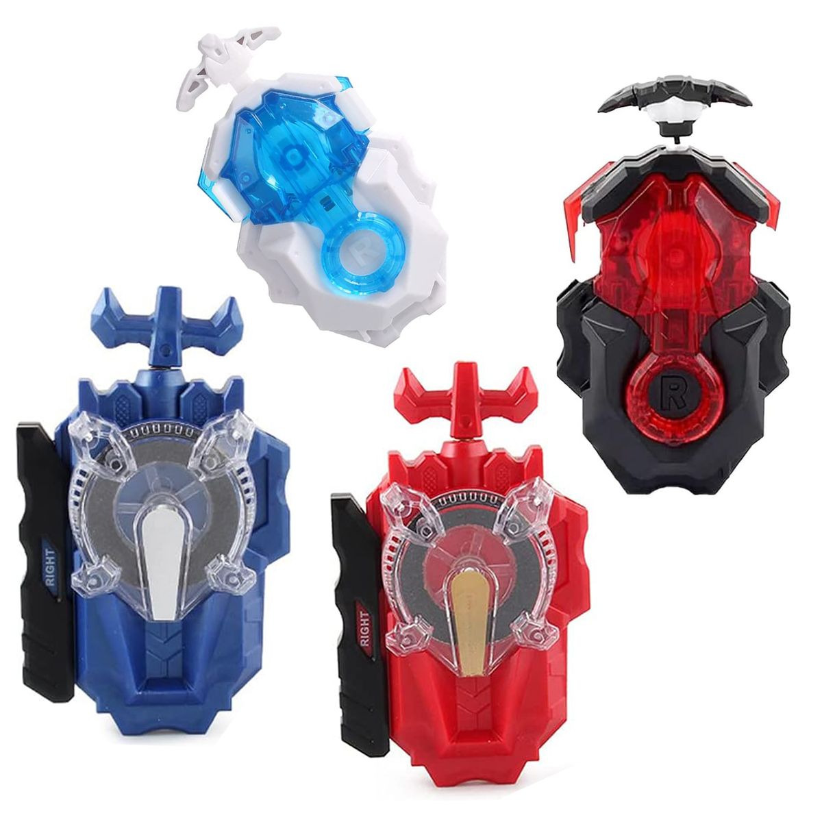 4 Pack Bey Burst Launchers Set For Battle Bey Top Gyros - Sparking ...