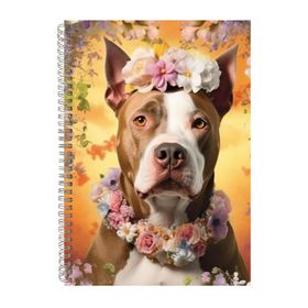 3D AMERICAN PITBULL TERRIER 2 Notebook Dog Gift Idea A4 Notepad Pad 102 ...