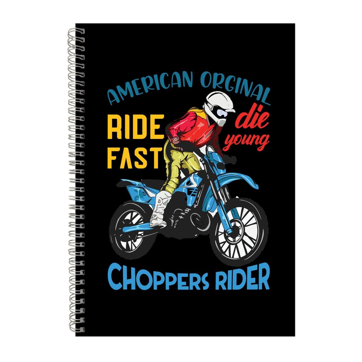 American Original Notebook Biker Gift Idea A4 Notepad 145 | Shop Today ...