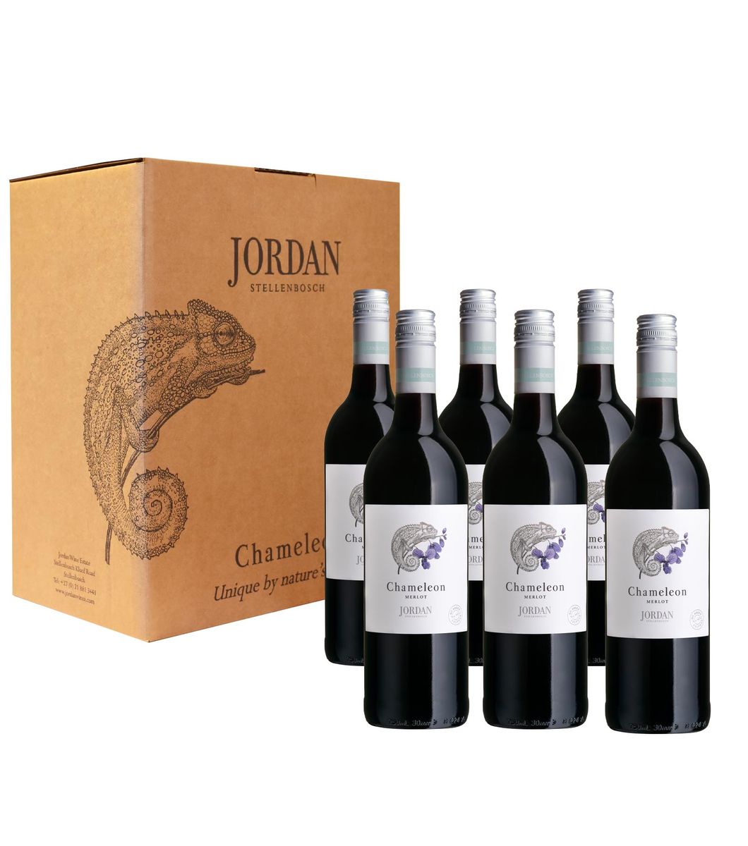 Jordan Chameleon No Added Sulphur Merlot 6 x 750ml | Shop Today. Get it ...