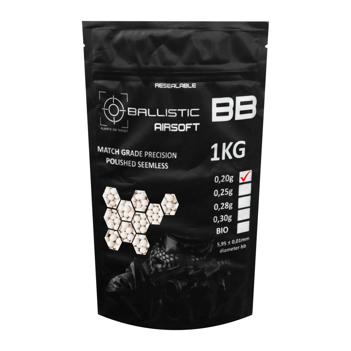 Ballistic Airsoft BBs .20g 5000ct | Shop Today. Get it Tomorrow ...