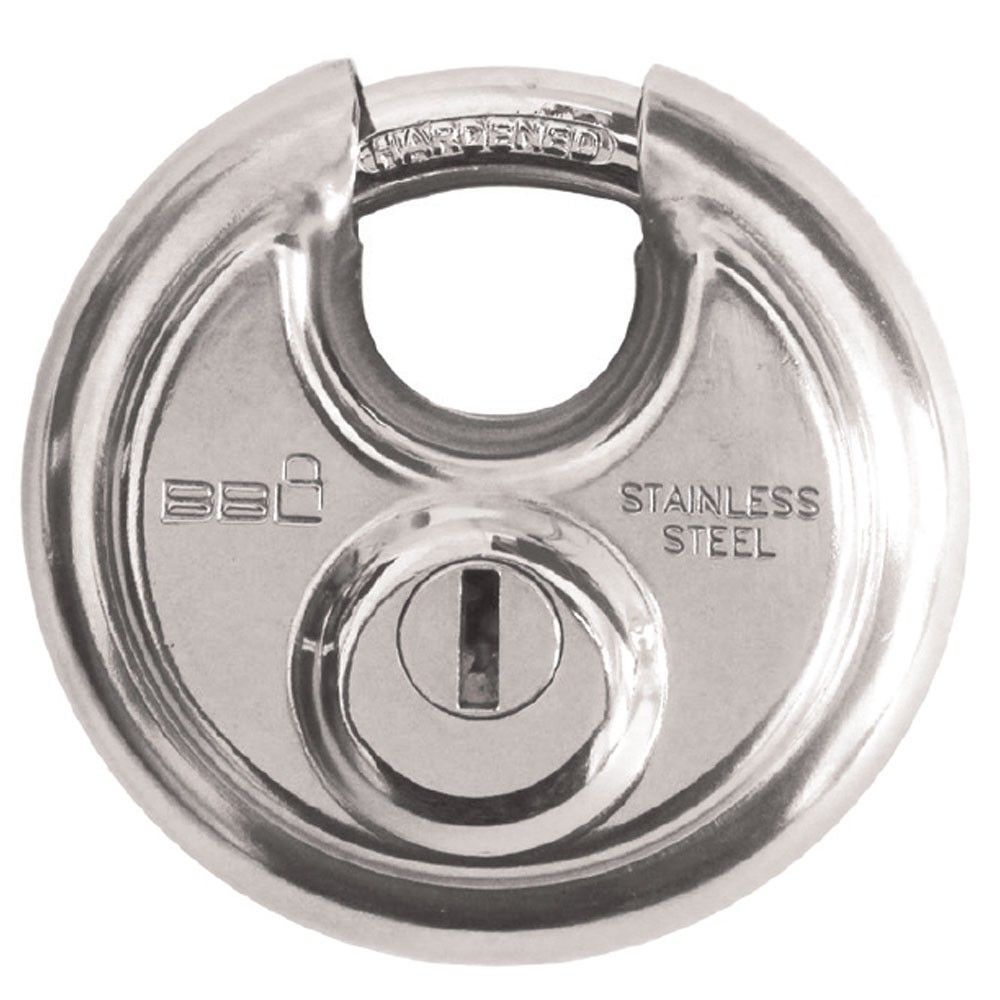 Stainless Steel Heavy Duty Disc Padlock | Shop Today. Get it Tomorrow ...