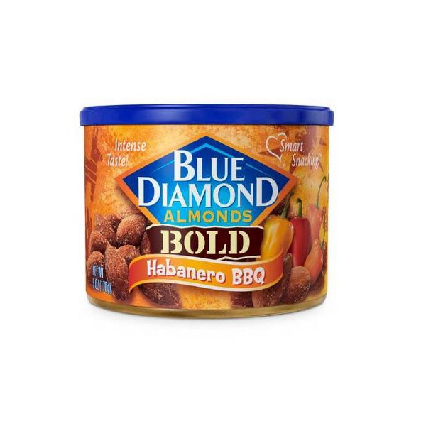 Blue Diamond Almonds Bold Habanero BBQ Flavored Nut Snack | Shop Today ...