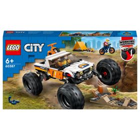 LEGO® City 4x4 Off-Roader Adventures 60387 Building Toy Cars (252 ...