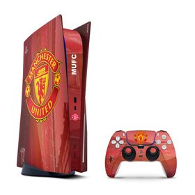 Decal Sticker Compatible with PS5 (Disc) - Manu United (Sticker Only ...